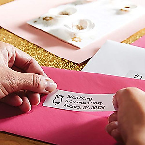 Dymo 36 mm x 89 mm LW Large Address Labels, 24 Rolls of 130 Easy-Peel Labels (3120 Labels), Self-Adhesive, for LabelWriter Label Makers, Authentic