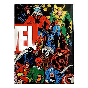 Bazillion Dreams Marvel Universe Characters Legends Fleece Softest Comfy Throw Blanket for Adults & Kids| Measures 60 x 50 Inches