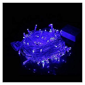 Fairy Lights Outdoor Fairy String Lights 10M With 100 LED 8 Modes Wave Rope Lights Icicle Curtain Light,Waterproof Festival Lighting For Garden Patio Yard Home Wedding Party And Christmas Decoration Z