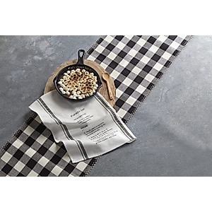 Mud Pie, Black, S'More Set, 11.75" x 8" | spoon 5.5" 26" x 16.5", skillet 11 3/4" x 8" | towel 26" x 16 1/2"
