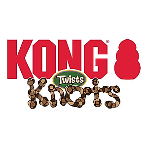 KONG Company 38750337: Knots Twists Dog Toy, Assorted M/Lg