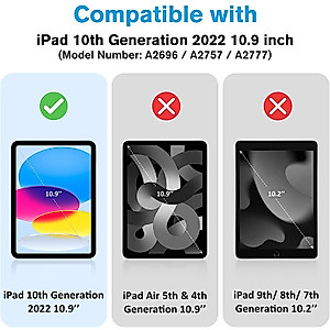 Avakot 2 Pack Paperfeel Screen Protector for iPad 10th Generation Drawing | Matte Paperfeel Film for iPad 10.9 inch | Anti-Glare/Anti-Scratch Film