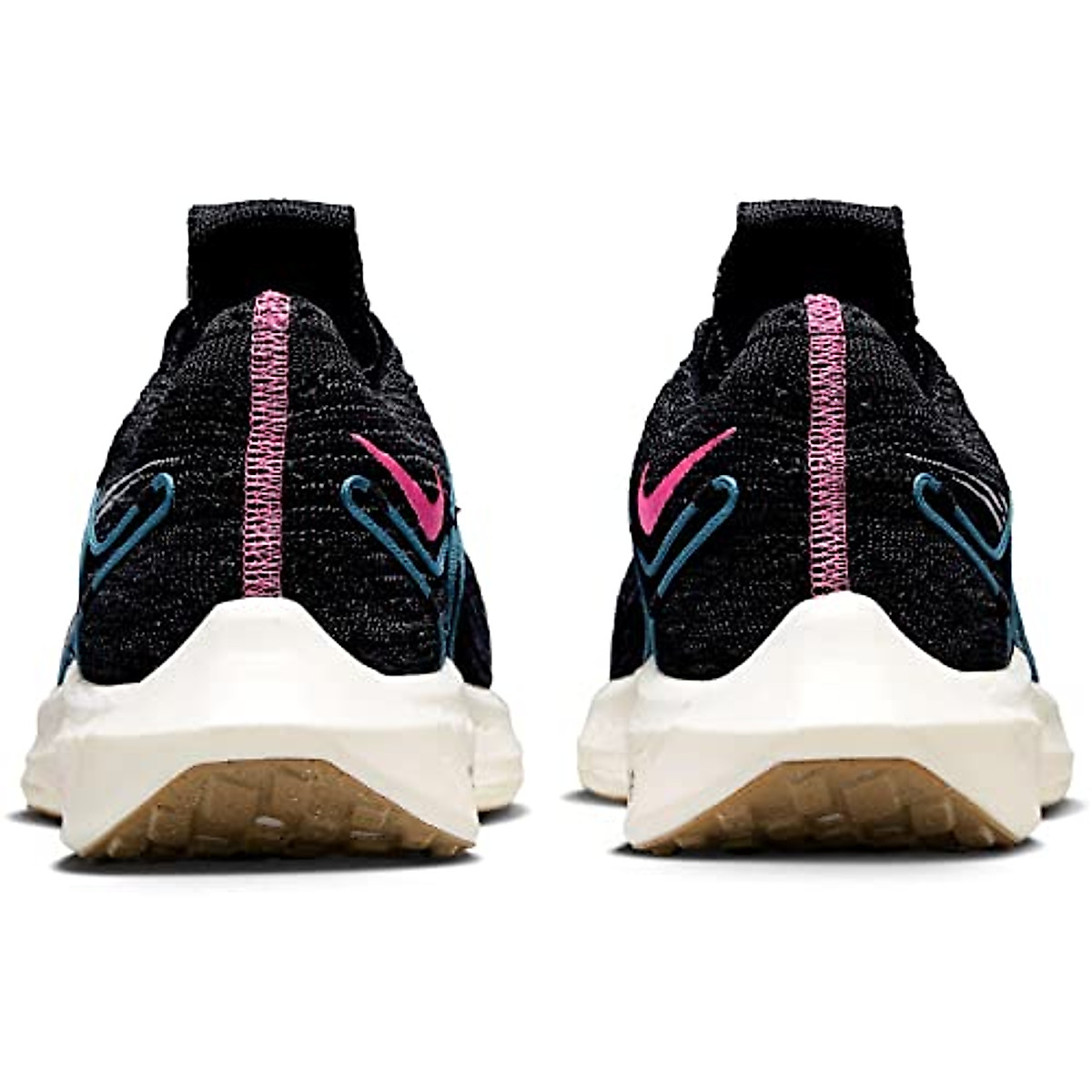 Nike Women's Pegasus Turbo Running Shoe (Black/White/Anthracite/Aqua, us_Footwear_Size_System, Adult, Women, Numeric, Medium, Numeric_8_Point_5)