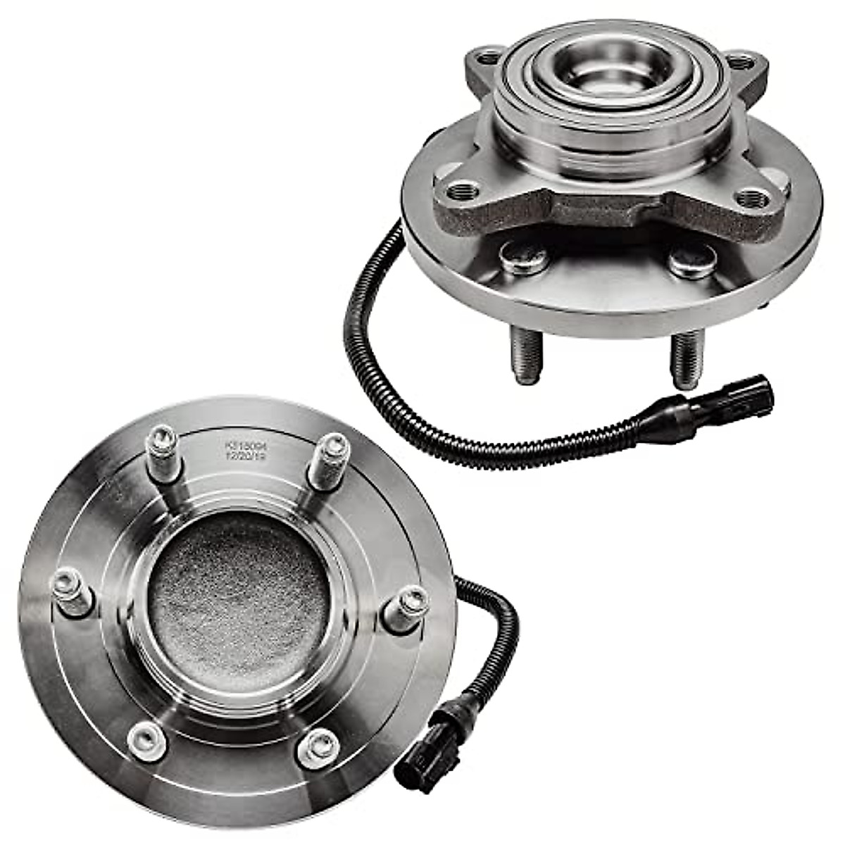 Detroit Axle - 2WD Front Wheel Bearing Hubs for 2007-2010 Ford Expedition Lincoln Navigator 2008 2009, Wheel Hub Bearings Assembly Set Replacement, Pair Hubs - [w/ABS]