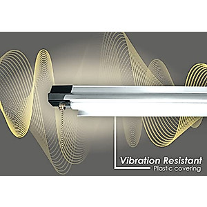 Miracle LED Linkable 4-Foot Hangable 54W LED Shop Light for Garages, Workshops, Studios Etc. White Daylight Bright 5000k 5400 Lumen (6-Pack)