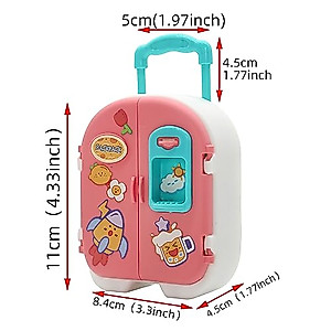 Doll Travel Clothes and Accessories for 11.5 inch Doll Travel Carrier Storage Including Luggage 3 Sets Clothes Sunglasses Handbag Shoes (Doll is Not Included)