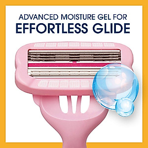 Schick Intuition f.a.b. Disposable Razors - Bi-Directional Blades - 3 Count Razors Per Package - Pack of 2 Packages