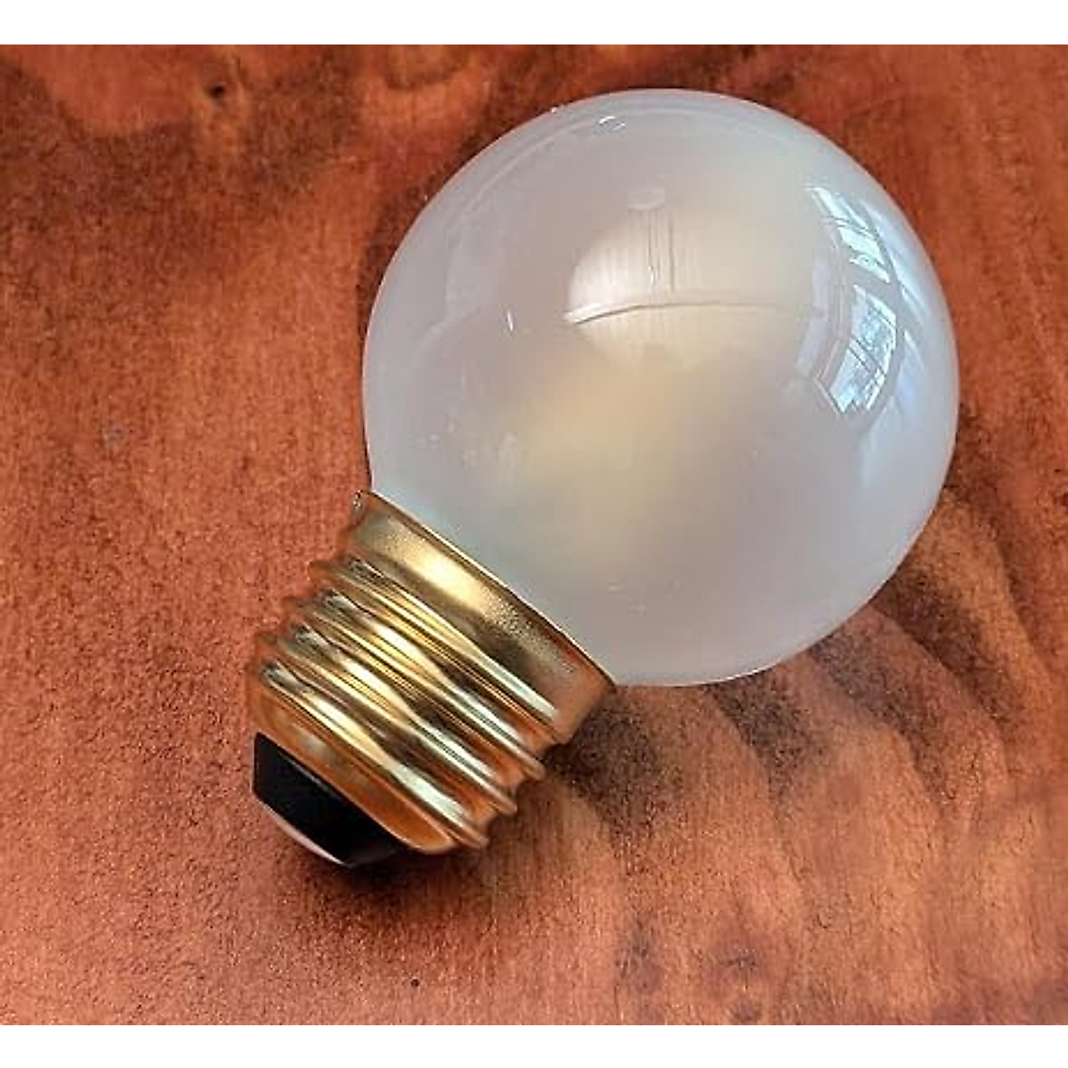 HOMOSUM Dimmable 40W g16.5 Frosted Edison Bulb - 2700K 4W e26 Globe Bulb for Ceiling Fans, Chandeliers, Vanity Lights -400lm,AC120V,G50, 6Pack (4W-2700K)