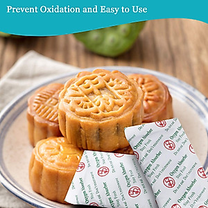 ATSAMFR 200cc(100Packets) Food Grade Oxygen Absorbers Packets for Long Term Food Storage,Oxygen Absorbers for Home Made Jerky