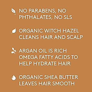 Barrel and Oak - Shampoo & Conditioner Set, Moisturizing Shampoo/Conditioner Set for Men, Fragrant Amber Scent, Made with Hydrating Argan Oil, Certified Organic (Spiced Sandalwood, 16oz)