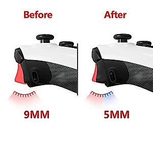 eXtremeRate Flexor Rubberized Side Rails Grips Trigger Stop Kit for Xbox Series X/S Controller, Diamond Textured Black Anti-Slip Ergonomic Trigger Stopper Handle Grips for Xbox Core Controller