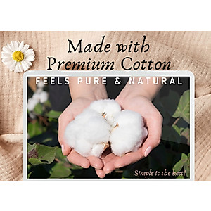 Cute New York Cotton Muslin Swaddle Baby Blankets 2 Pieces Set (Royal Blue/Yellow)