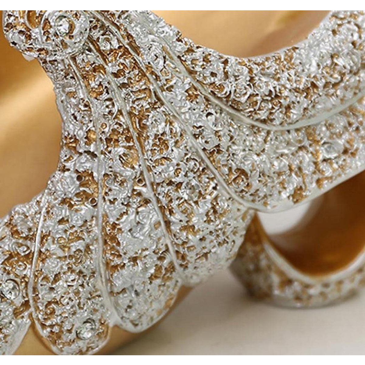 Wine Rack, Countertop Wine Bottle Holder, Freestanding Countertop Tabletop Wine Rack, Decorative Bottle Holder for Wine Storage, Display and Storage Accessories (Gold)