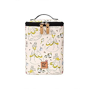 Petunia Pickle Bottom Baby Cooler Bag | Perfect for Baby Bottles and Snacks | Disney Beauty and The Beast | Insulated & Reusable Bottle Cooler and Baby Holder | Disney Baby | Whimsical Belle