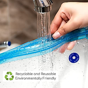 20 PCS Reusable Vacuum Sealer Bags for Food & Snack Storage, Meal Prep & Sous Vide, BPA Free Vacuum Zipper Bags, Freezer & Microwave Safe, 2 Sizes, 8" x 8" x 10, 10" x 11" x 10, Clear