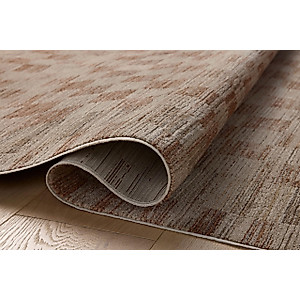 Loloi Amber Lewis Cali Collection CIL-06 Brick/Natural 6'-7" x 9'-2" Area Rug