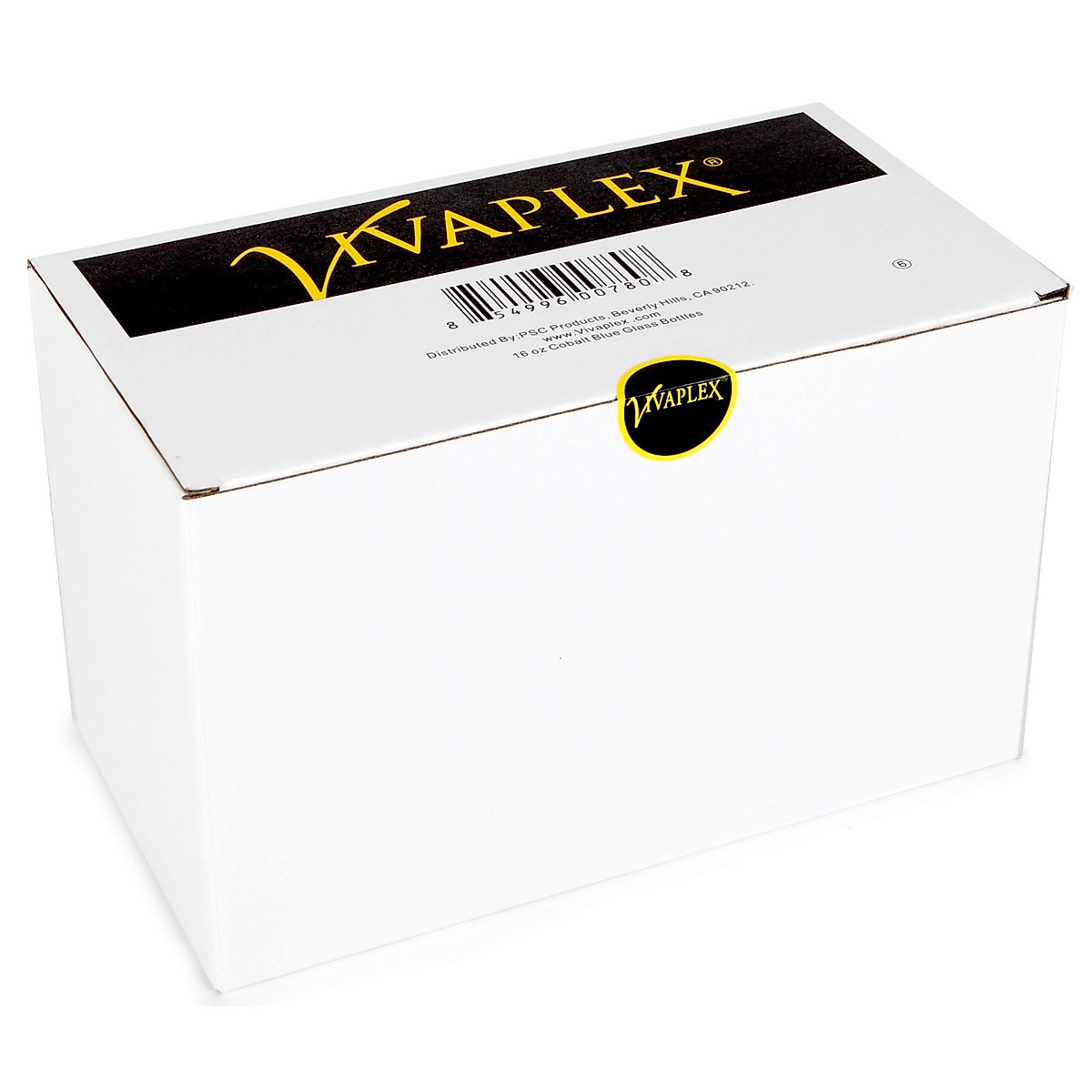 Vivaplex, 6, Large, 16 oz, Empty, Cobalt Blue Glass Spray Bottles with Black Trigger Sprayers …