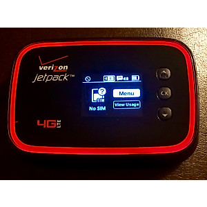 Verizon Wireless MHS291L Jetpack 4G LTE Global Ready Mobile Hotspot with No Warranty - No Contract