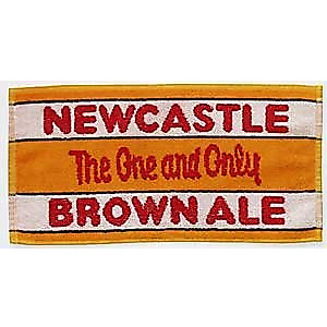 Newcastle Brown Ale Cotton Bar Towel 21" x 10" (pp)