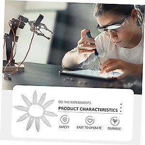 JECOMPRIS 30pcs Fruit Battery Experimental Supplies Silver DIY Battery Experiment Tools Metal Pin-Type Electrode Materials Zinc Electrode Strips