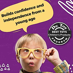 Easy Daysies Daily Visual Schedule Chart with 18 Reusable Dry Eraser Magnetic Cards for Preschool/Kindergarten, Primary Elementary School, and Home Activity | for Kids with Autism and Special Needs