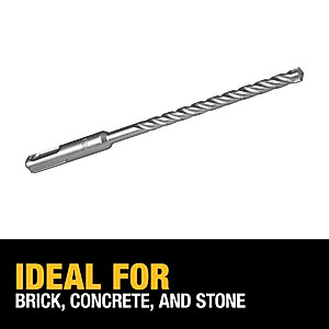 DeWalt DW5517 1/4" x 4" x 6" Solid Rock Carbide SDS-Plus Bit