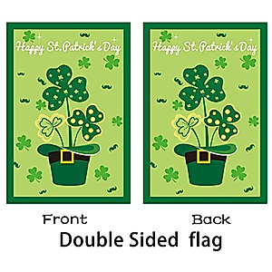 3 Pack Valentine Day Garden Flag St Patricks Day Garden Flag Easter Garden Flags,Double Sided Valentine Flag St Patrick Flag Easter Flags 12x18 Burlap Valentine House Flag for Seasonal Garden Flag