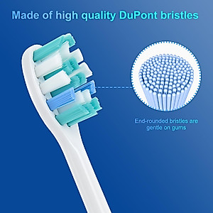 Replacement Toothbrush Heads Compatible with Philips Sonicare - for Electric Toothbrush Brush Heads (Click-on/Snap-on),KD-D2