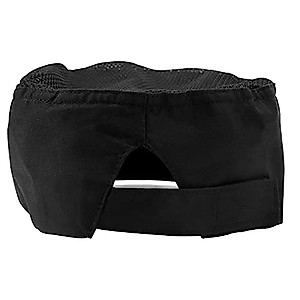 4 Pack Unisex Chef Hats Adjustable Kitchen Cooking Caps with Breathable Mesh Top Black