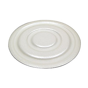 Pactiv Foam White Round Cake Circle, 9 inch - 125 per case.