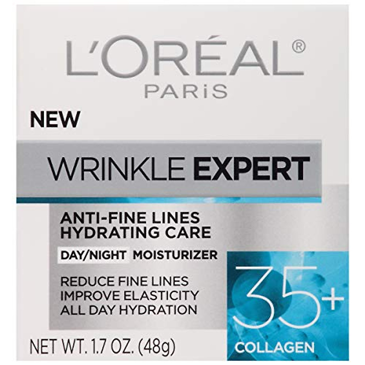 L'Oreal Paris Wrinkle Expert 35+ Anti-Aging Face Moisturizer with Collagen 1.7 oz