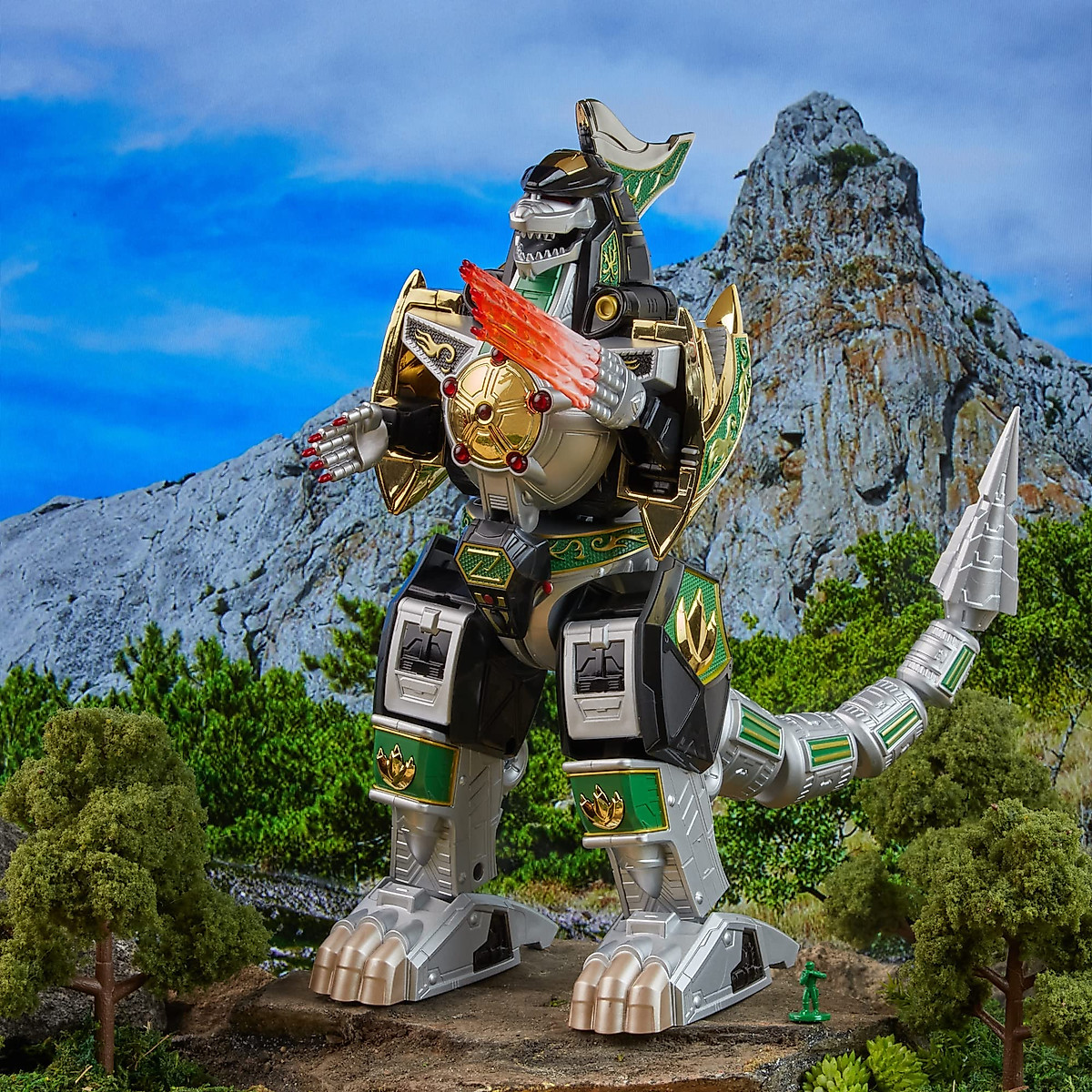 Power Rangers Hasbro Ranges Lightning Collection, Zord Ascension Project, Mighty Morphin Dragonzord, 1:144 Scale, Collectible Figure F5179