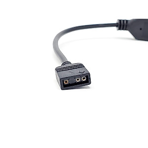Micro Connectors Addressable RGB 1 to 4 Splitter Cable - 50cm/ 2 Pack, Model: F04-04ARGB50-2P