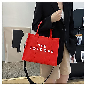 The Tote Bag for Women- Canvas Handbag,Shoulder, Crossbody with Zipper Closure for Work, School