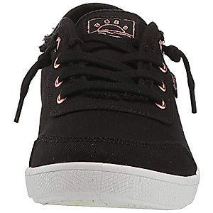 Skechers womens Bobs B Cute Sneaker, Black, 6.5 US