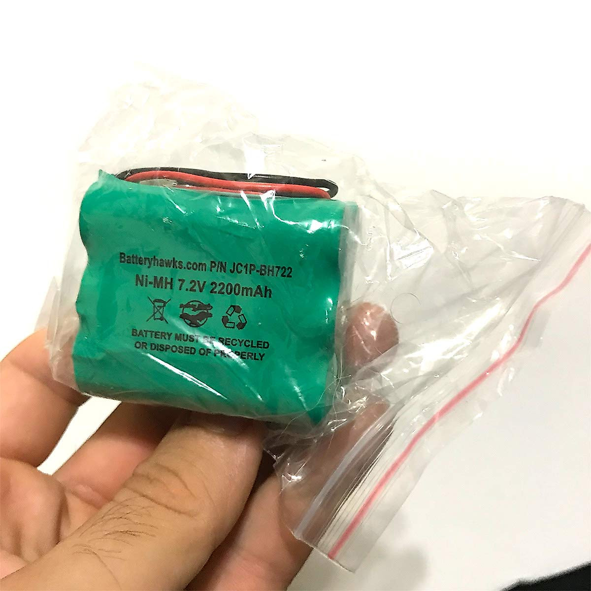 2GIG-BATT1 228844 6MR2000AAY4Z 7.2v 2200mAh Ni-MH Battery Pack for Alarm System 6MR1600AAY4Z Corun GoControl