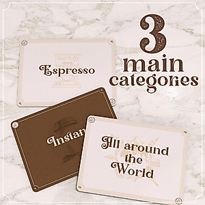 f&m. creations Coffee Gift Set for Coffee Enthusiasts and Coffee Lovers - Compact & Convenient Coffee Bar Accessories, Coffee Essential Station Addition, Kitchen Decor