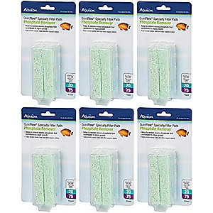 Aqueon QuietFlow Phosphate Remover Specialty Filter Pads, Size 20/75, 4 Pads Per Pack (24 Count)