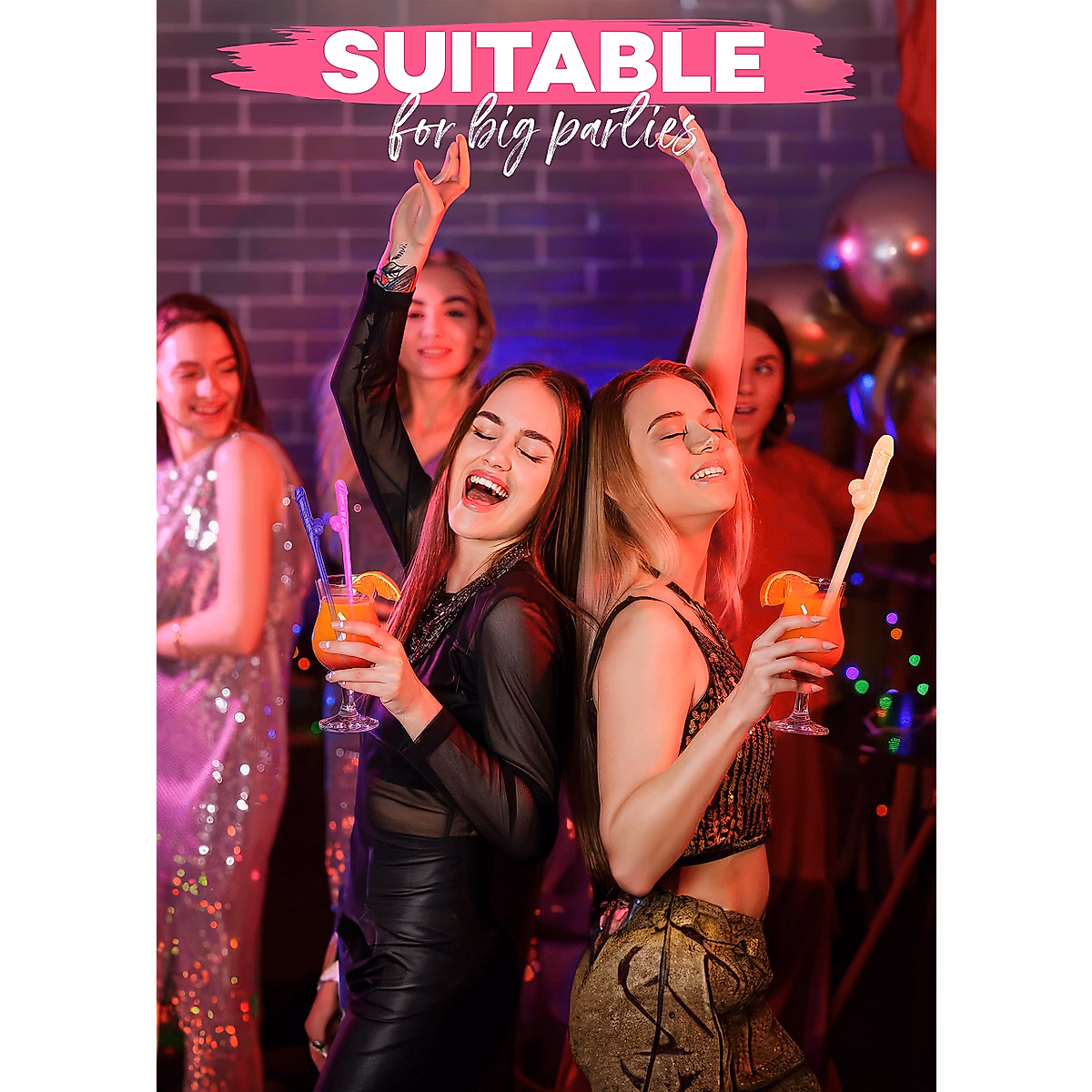 30pcs Bachelorette Party Straws Party Favors Naughty Straws Funny Hen Drinking Straws Willy Party Straws Naughty Straws for Bachelorette Party Hen Straws Naughty