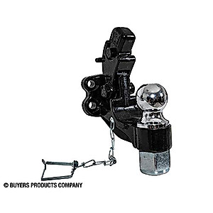 Buyers Products 15 Ton Combination Hitch - 2-5/16 Inch Ball (BH152516), Black