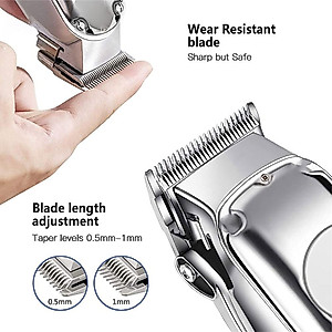 Metal Body Electric Clippers, Strong Power, No Damage to Pet Skin, Fine Adjustment of The First Five Gears, Large-Capacity Lithium Battery