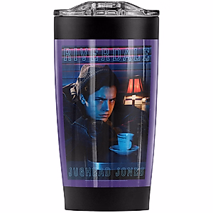Logovision Riverdale Jughead Jones Stainless Steel Tumbler 20 oz Coffee Travel Mug/Cup, Vacuum Insulated & Double Wall with Leakproof Sliding Lid | Great for Hot Drinks and Cold Beverages
