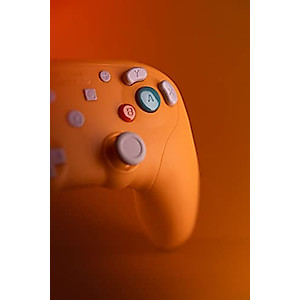 Retro Fighters BattlerGC Wireless Controller - Gamecube, Game Boy Player, Switch & PC Compatible (Orange)