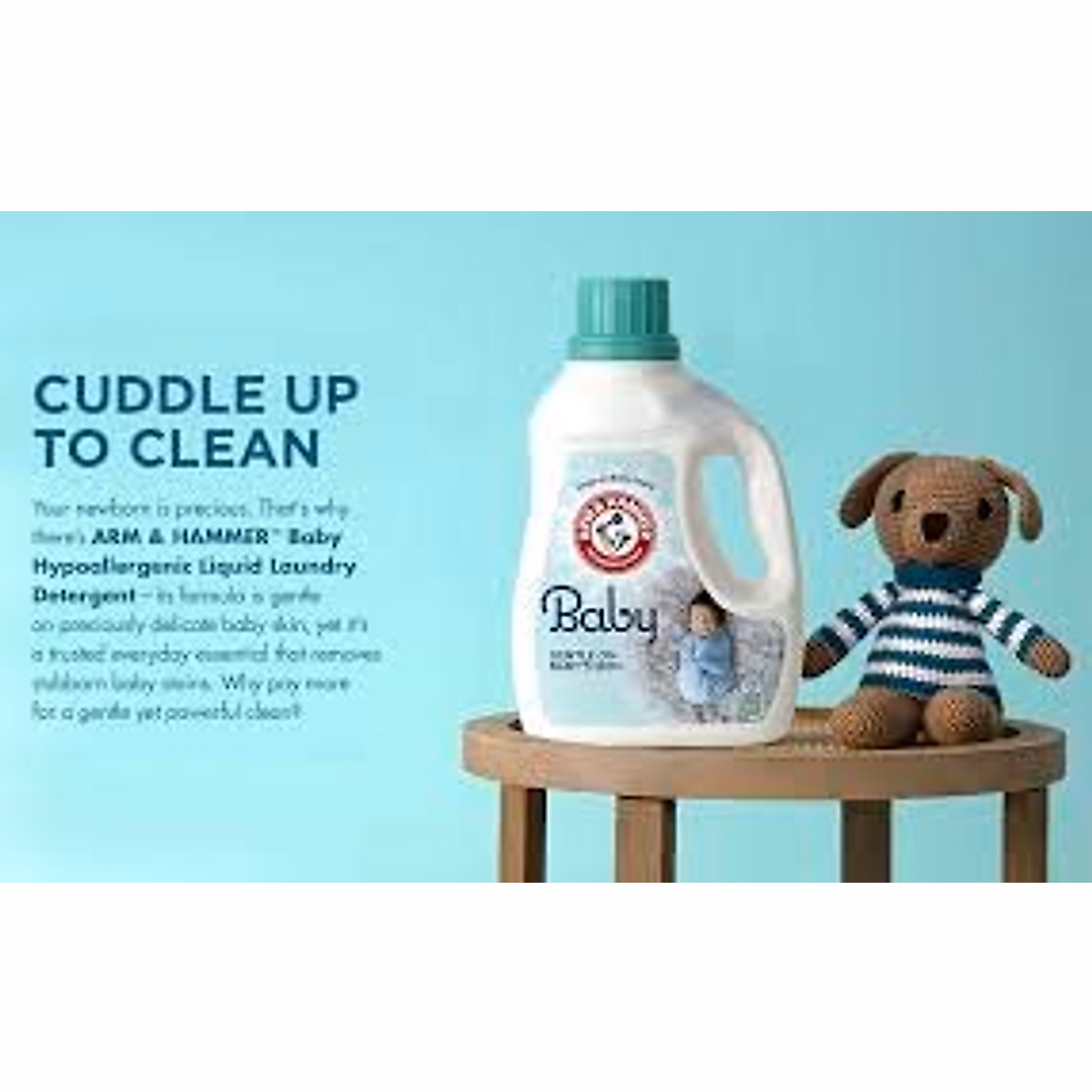 Arm & Hammer Hypoallergenic Baby, 35 Loads, 55.1 FL OZ, 1.62 L