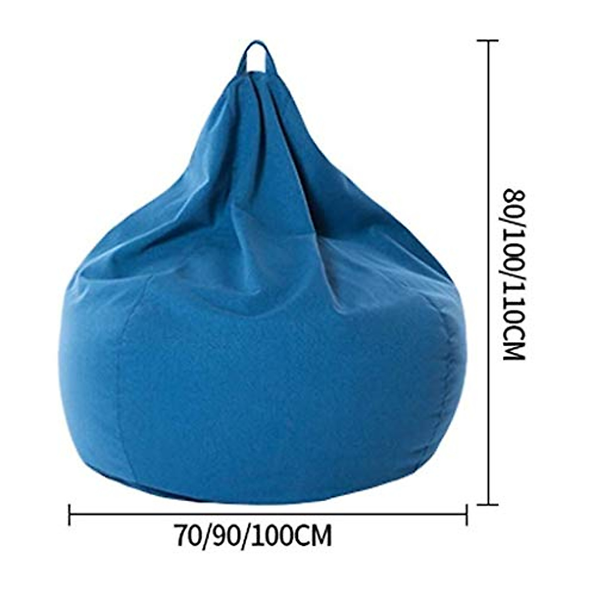 GYDJBD Modern Minimalist Cotton Linen Lazy Sofa, Antistatic, High Flexibility Suitable for Living Room Balcony Bedroom (Size : 7080cm)