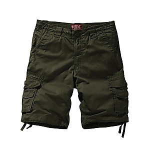 Match Men's Comfort Cargo Short (Label size L/32 (US 30), 3058 Army green)