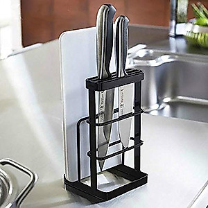 VANRA - Steel Holder for Cutting Boards and Knives - Kitchen Utensil Organizer, Suitable as Pot Lid Holder
