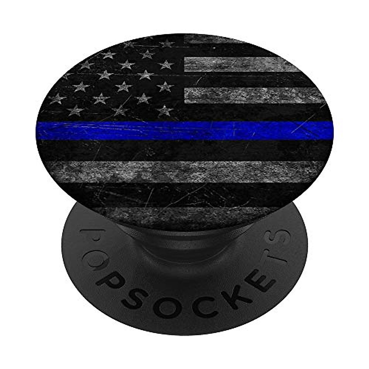 Thin Blue Line Police Officer LEO PopSockets PopGrip: Swappable Grip for Phones & Tablets