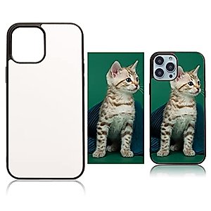 G HEAT-GOO 5PCS Sublimation Phone Case for iPhone 12 Pro Max 6.7 Inch Sublimation Blanks Printable Blank Phone Cases Customized Phone Covers for DIY