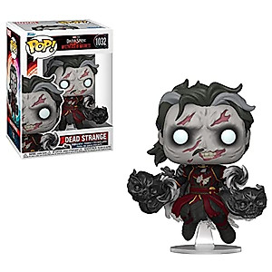 POP Marvel: Doctor Strange Multiverse of Madness - Dead Strange [Zombie] Funko Vinyl Figure (Bundled with Compatible Box Protector Case), Multicolor, 3.75 inches